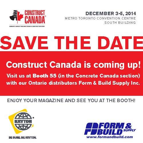 Concrete Canada Promises a Huge Showing! - Kryton